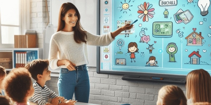 Why Every 21st-Century Classroom Needs an Interactive Flat Panel